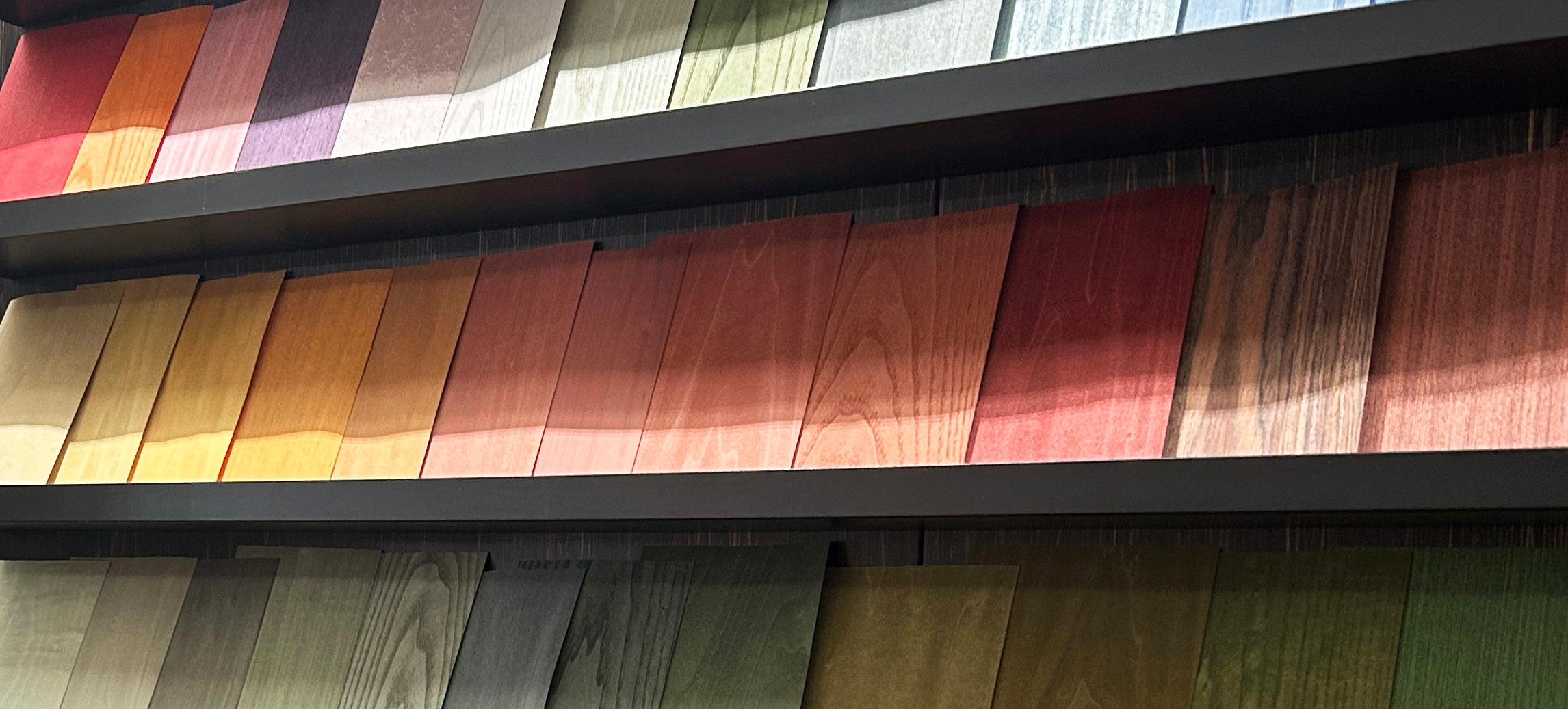 Tabu Pre-Dyed Veneer | Vibrant, Colourfast & Sustainable