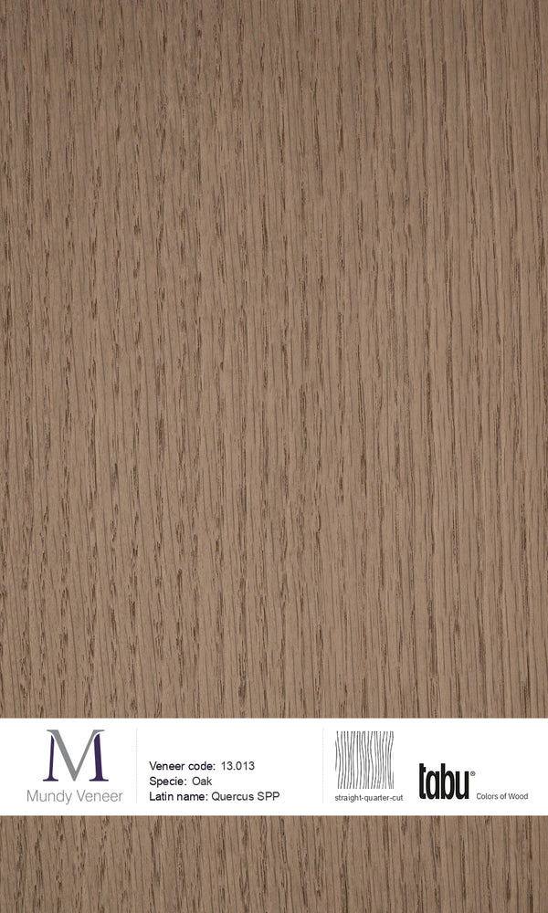 13.013, Oak Wood Veneer | Natural Dyed Premium Veneer | Mundy Veneer