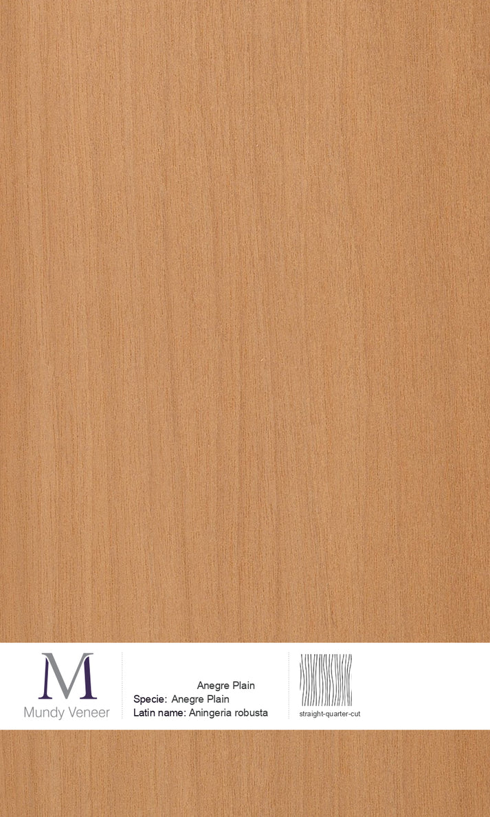 Anegre Plain Wood Veneer | Natural Dyed Premium Veneer | Mundy Veneer
