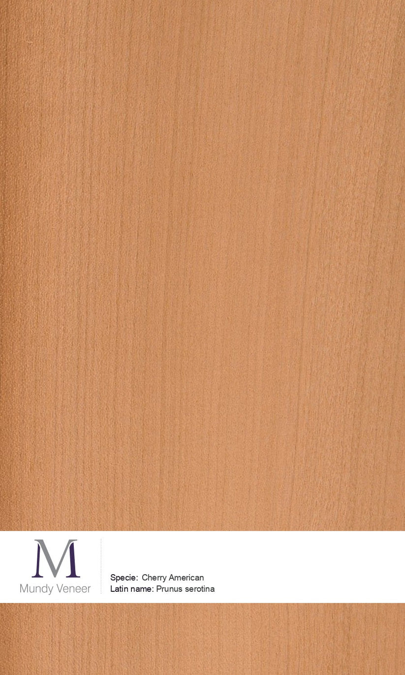 Cherry American Wood Veneer | Natural Dyed Premium Veneer | Mundy Veneer